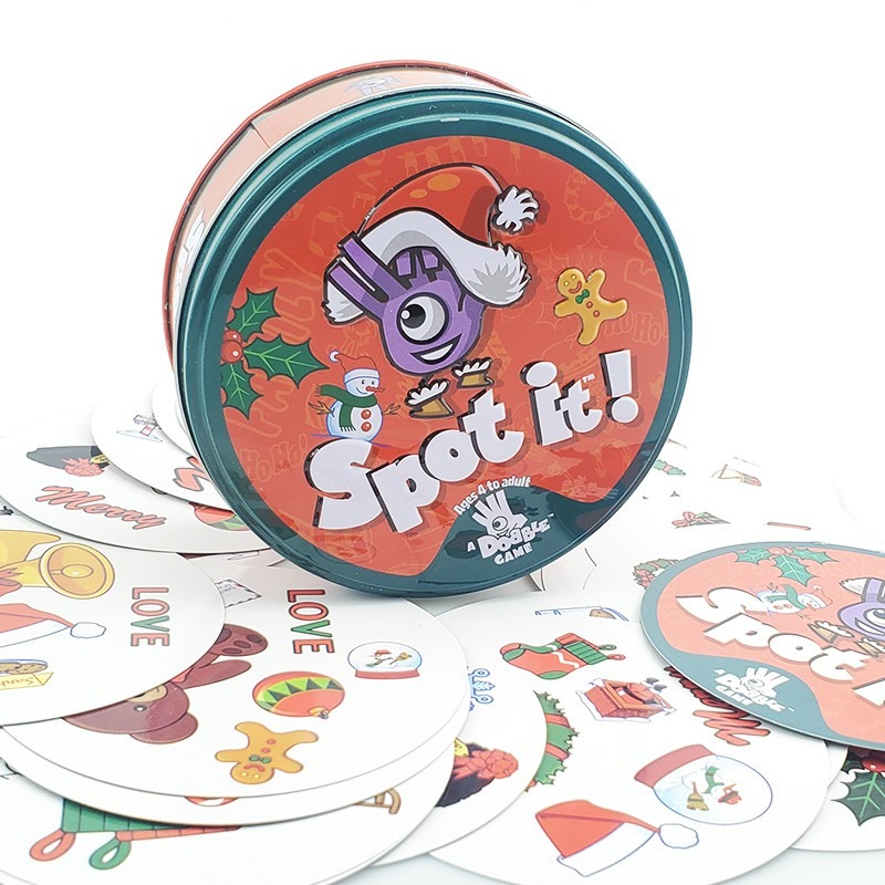 [SG Wholesale] Spot It! Dobble! 58 Designs Card Games for Kids Birthday ...