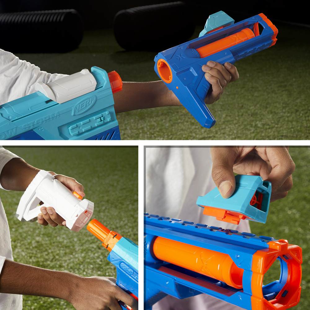 Nerf N Series Shadow Storm Dart Blaster, 24 Nerf N1 Darts Compatible ...