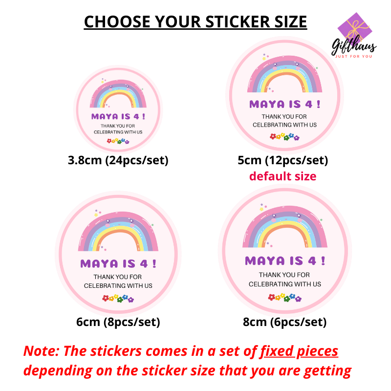 Singapore National Day SG60 NDP Stickers Personalised Custom Sticker ...