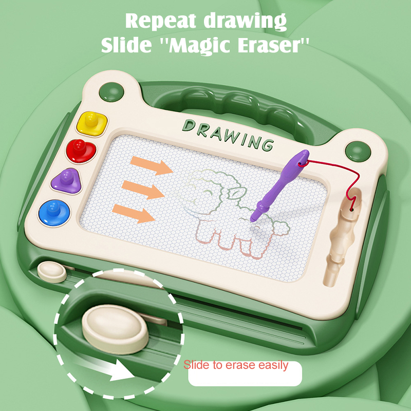 【SG】Children's Color Drawing Board Magnetic Large Graffiti Board ...