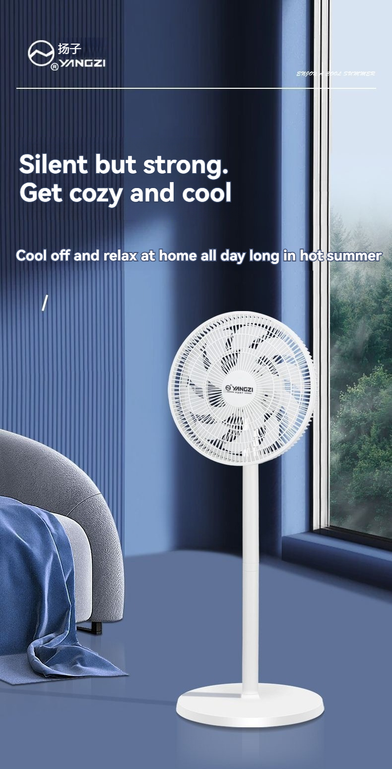 Premium 2IN1 Smart Adjustable Standing Floor Fan/Air Circulation Fan ...