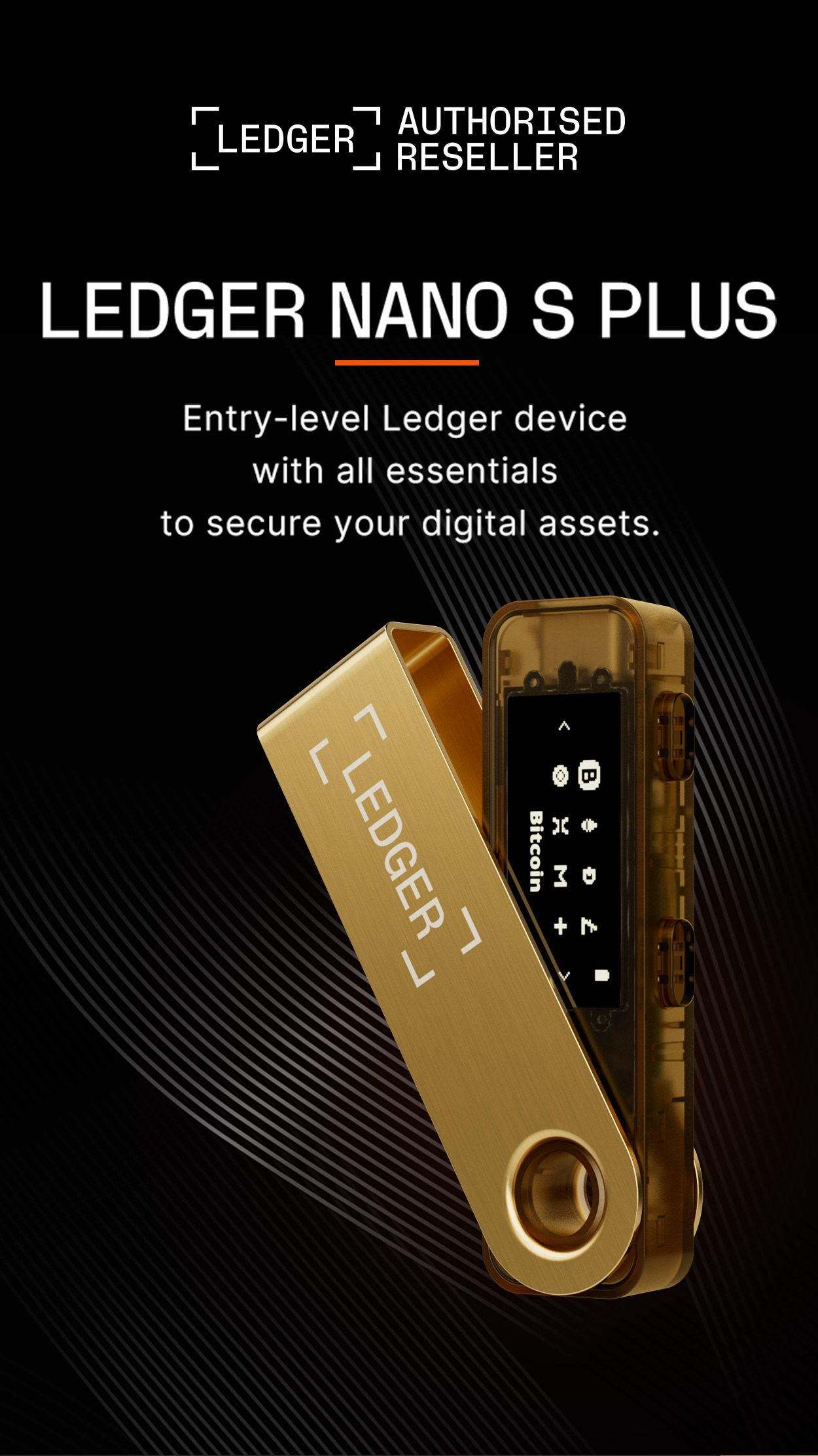 [Official Authorized Retailer]Ledger Nano S Plus Crypto Hardware Cold ...