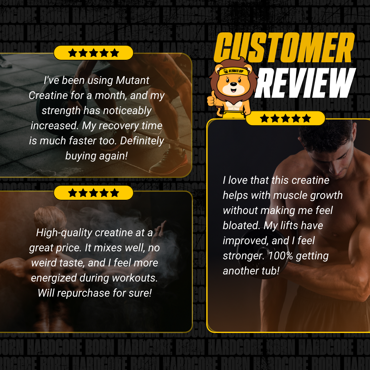 Mutant, Mutant Creatine, 100% Pure Creatine Monohydrate, Fast Recovery ...