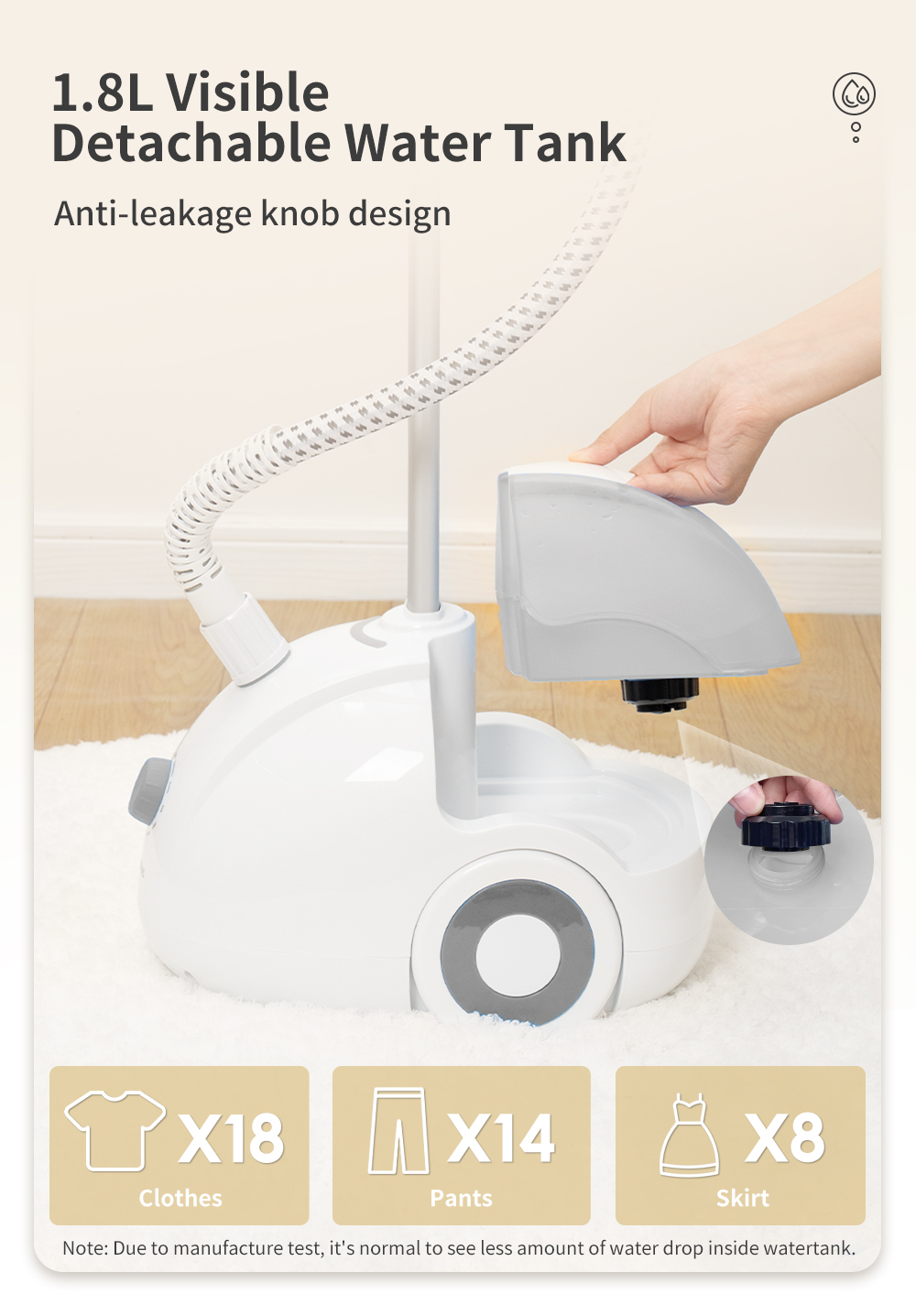 Simplus 2 in 1 Garment Steamer丨2000W丨Ironing Board丨Rotatable Handheld ...