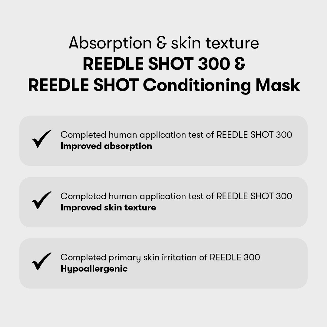 [VT] Reedle Shot 2Step Mask Bundle Set(50 & 100 & 300 & 700) Skin ...