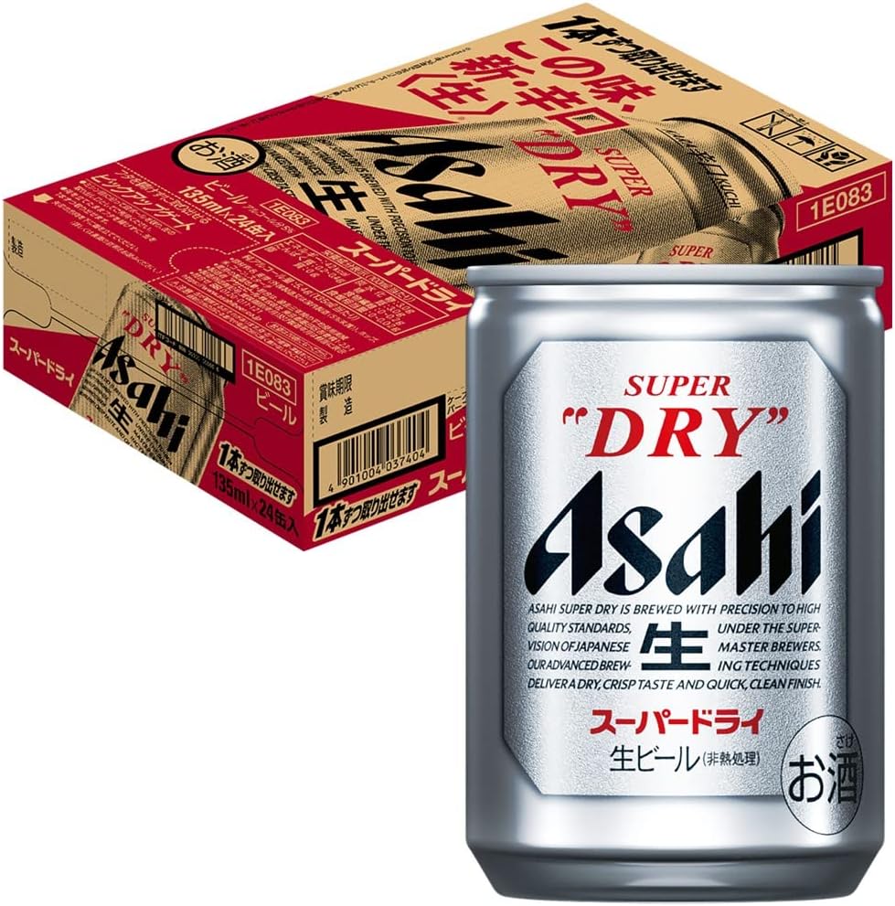 Asahi Super Dry Mini - 135ml x 24 cans (BBD: 09/2024) | Shopee Singapore