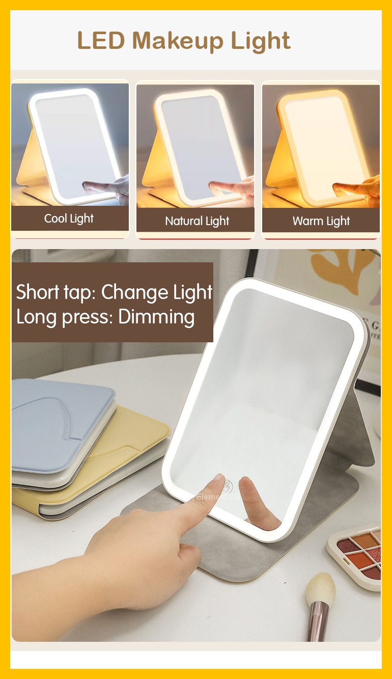 [3rd Gen] LED Mirror with Light Makeup Mirror Light Adjustable ...