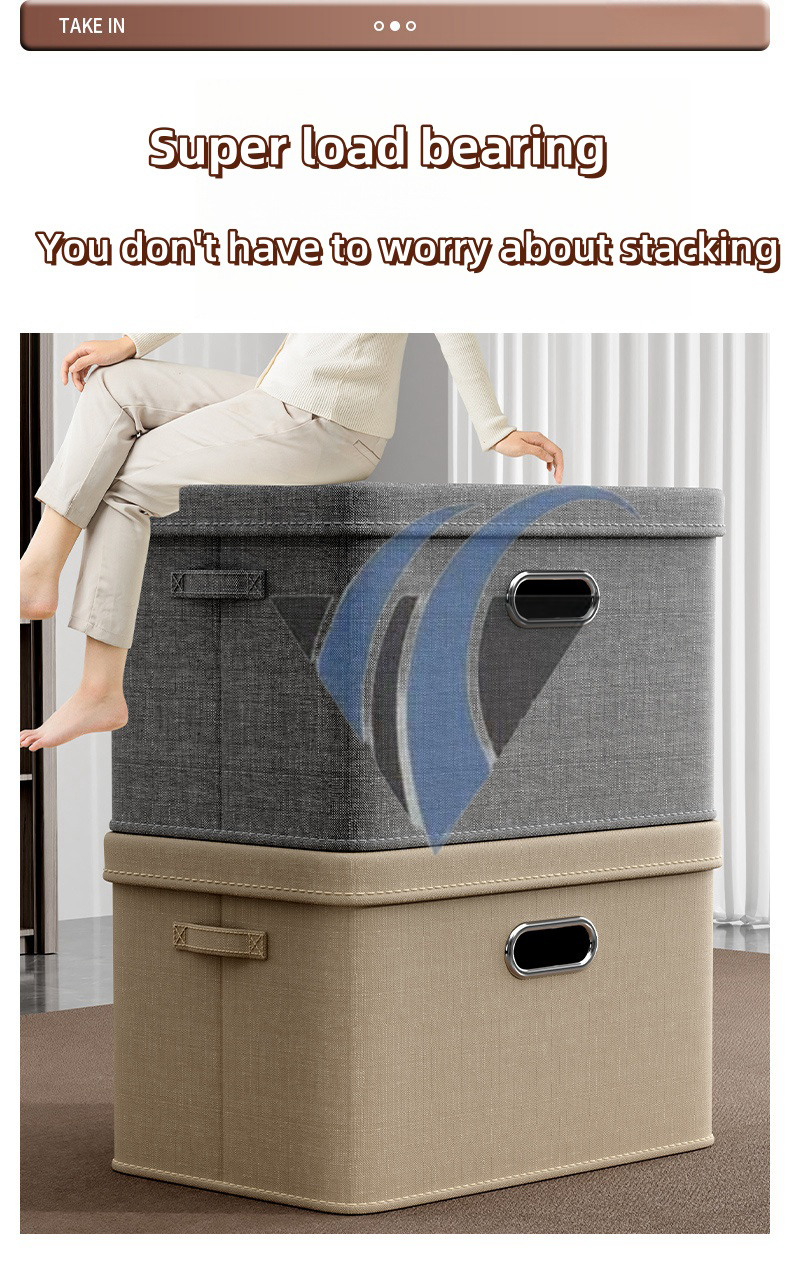 【TOP ONE】Collapsible storage box Large capacity clothing storage box ...