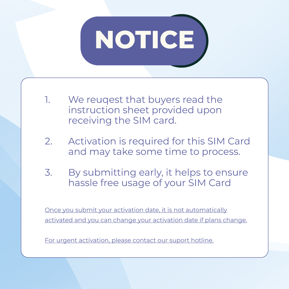 Malaysia Prepaid SIM Card for Tourist Use - Hotlink Maxis Prepaid Card ...