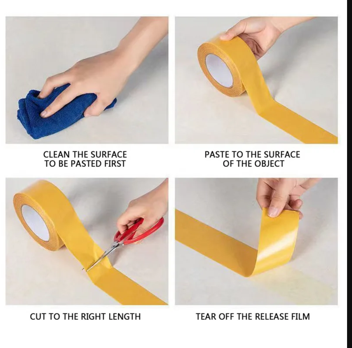 Double Sided multi -purpose Nano Tape & Mesh Tape with strong adhesion ...