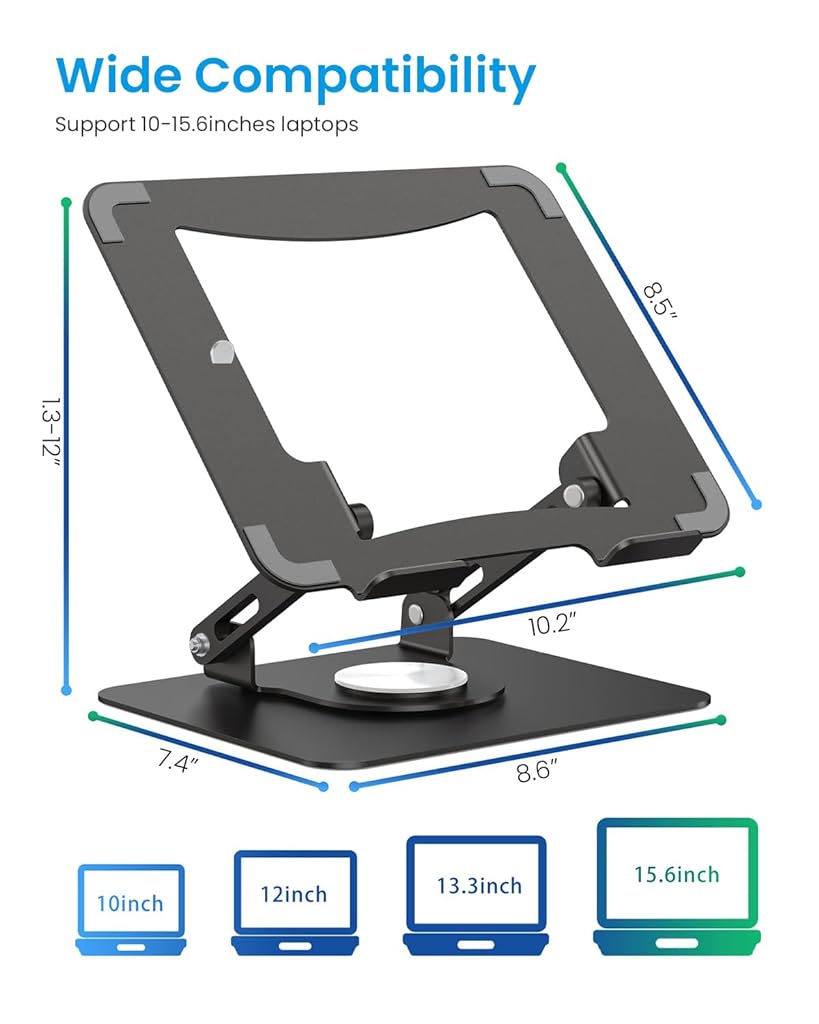 SG Stock Foldable Laptop Stand Ergonomic Notebook Stand Tablet Stand ...