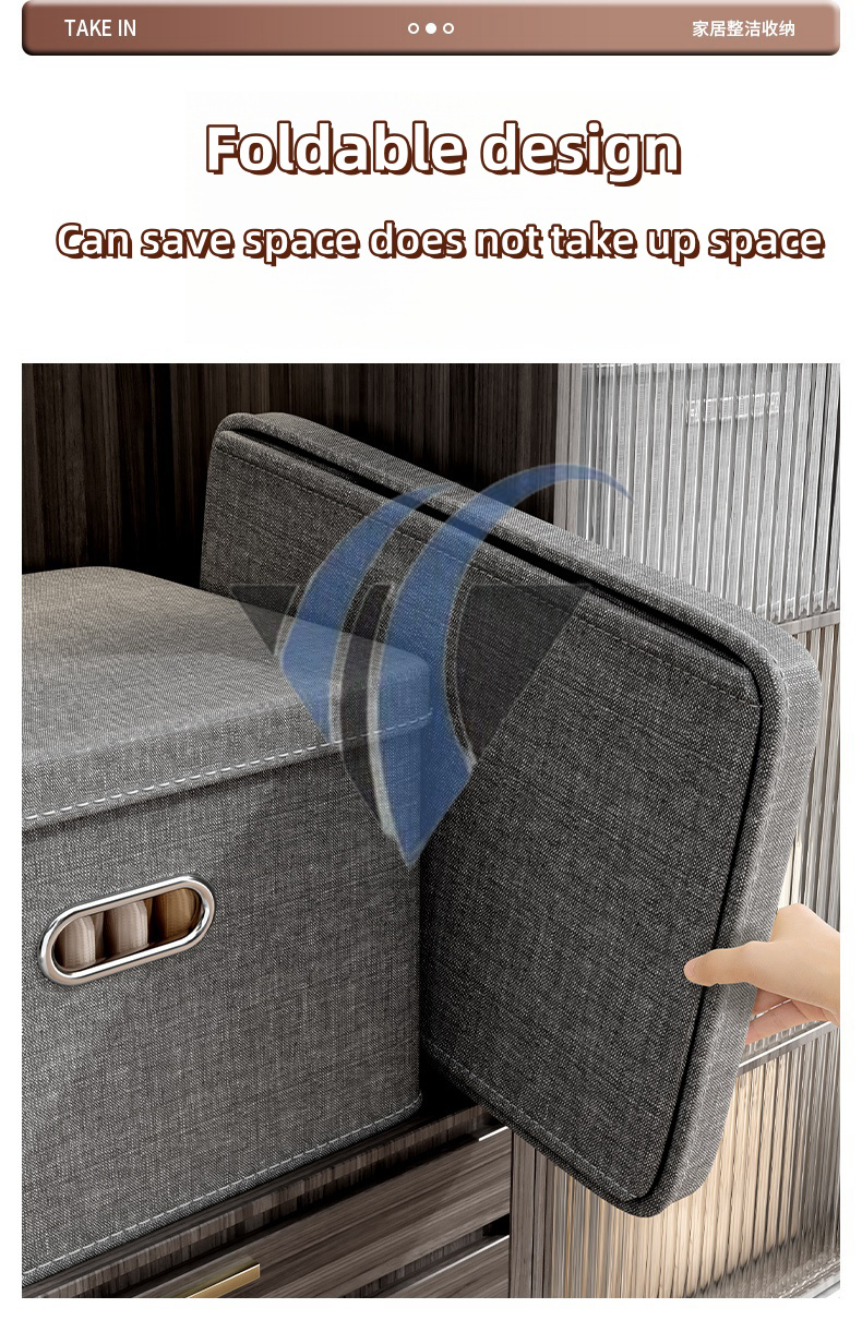 【TOP ONE】Collapsible storage box Large capacity clothing storage box ...