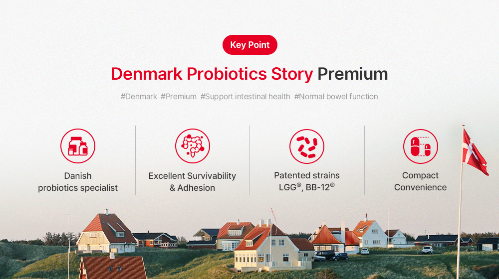 Denps Denmark Probiotics Story Premium - 10 Billion CFU LGG® & BB-12 ...