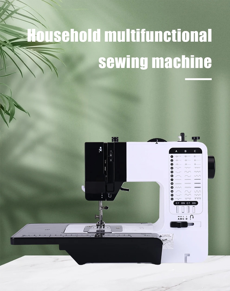 38 Stitches Mini Sewing Machine Electric Double Thread Sewing Machine ...