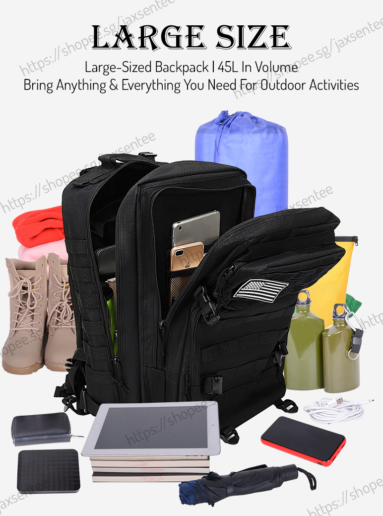 Army Backpack | NS Bag | Tactical Backpack | Military Bag | Velcro ...