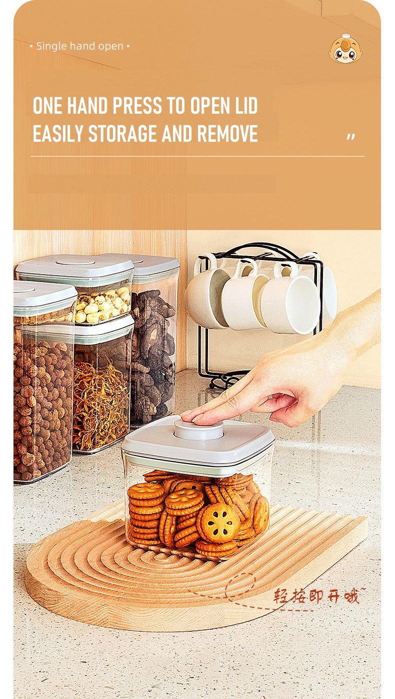 Ankou Storage Container Square Airtight Stackable Food Container ...
