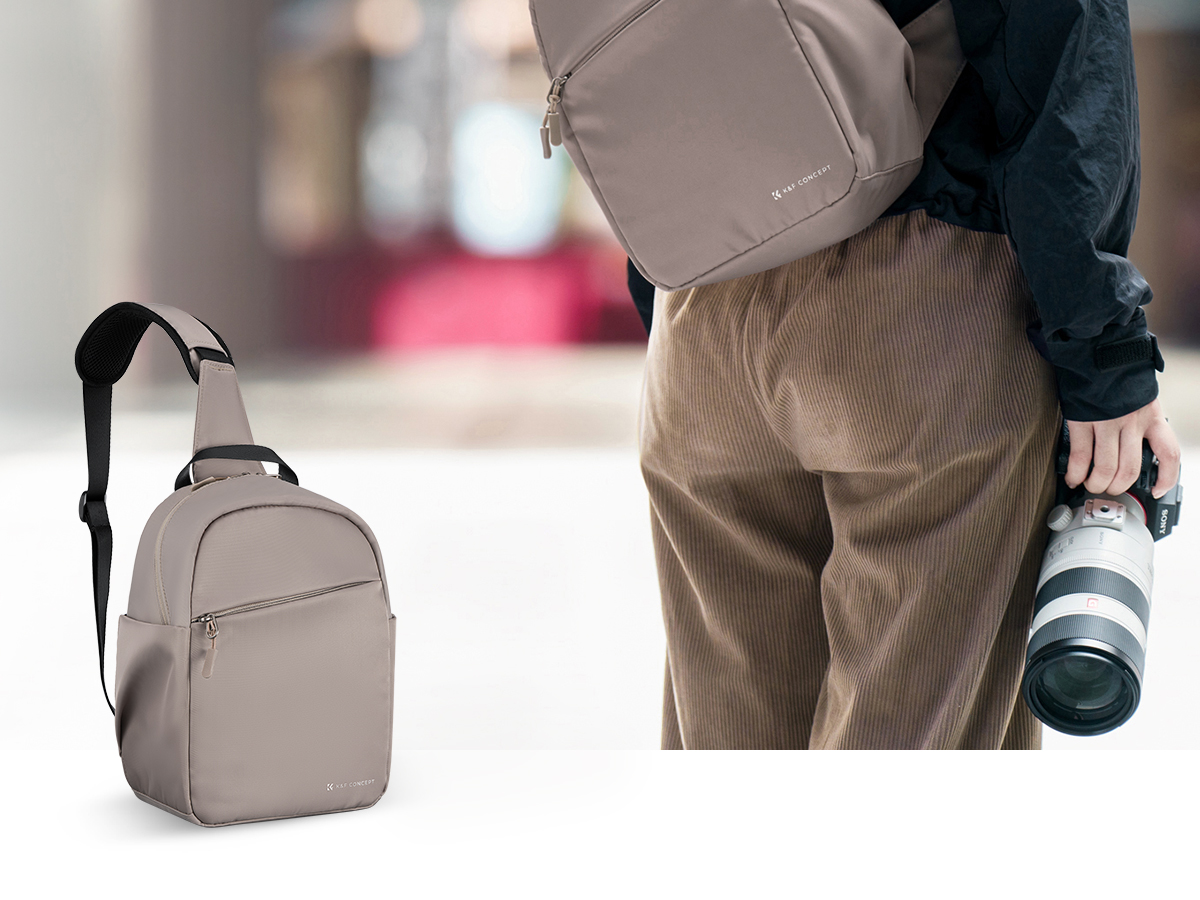 K&F CONCEPT 5L Shoulder Bag Stylish Minimalist Design -Detachable ...