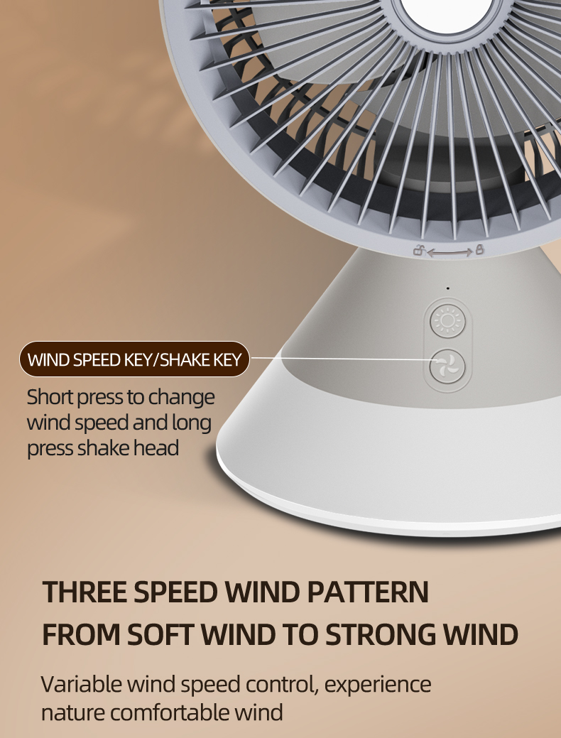 🔥SG🔥 2025NEW Auto Oscillating Desk Fan Air Circulation Fan with Remote ...