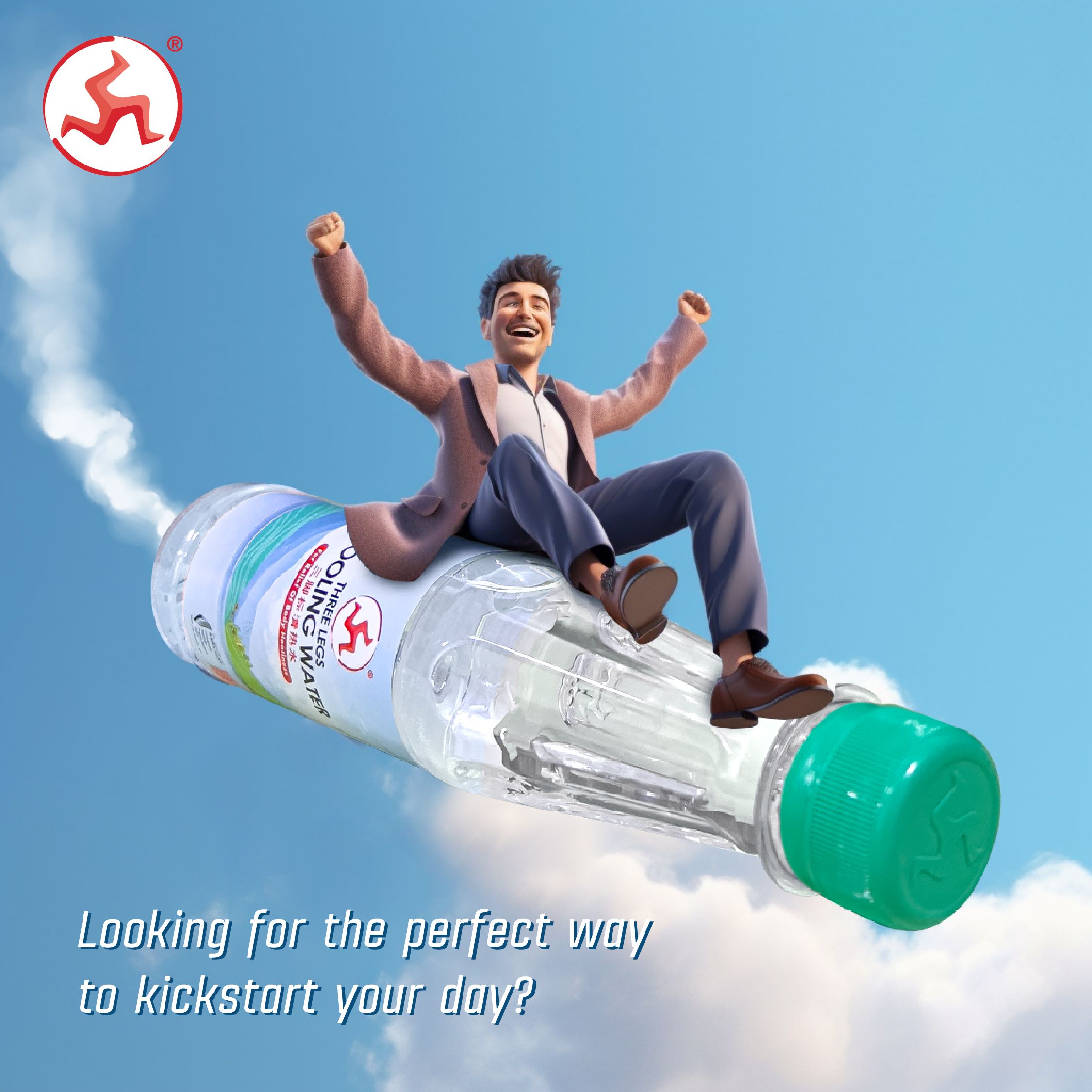 Three Legs Cooling Water 三脚标清热水 - Relief Body Heatiness - Rehydration ...