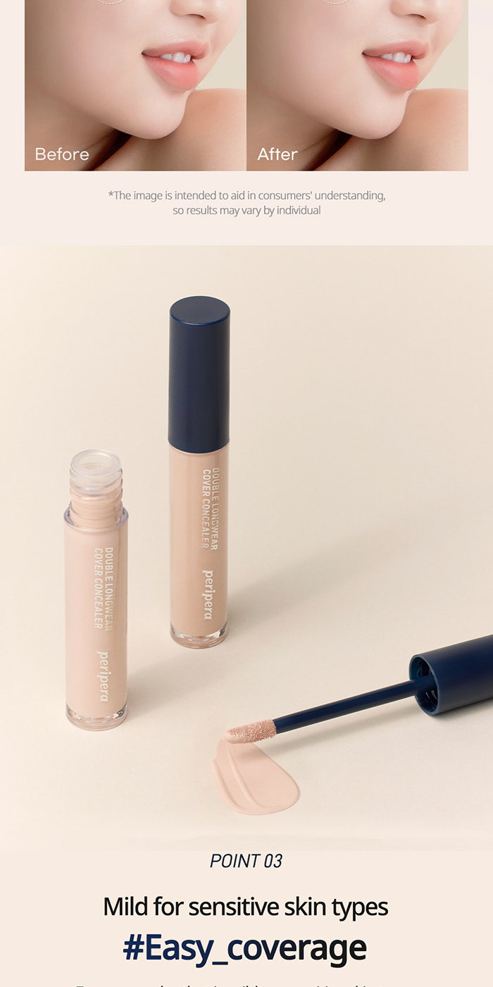 [PERIPERA] Double Longwear Cover Concealer 5.5g | Shopee Singapore