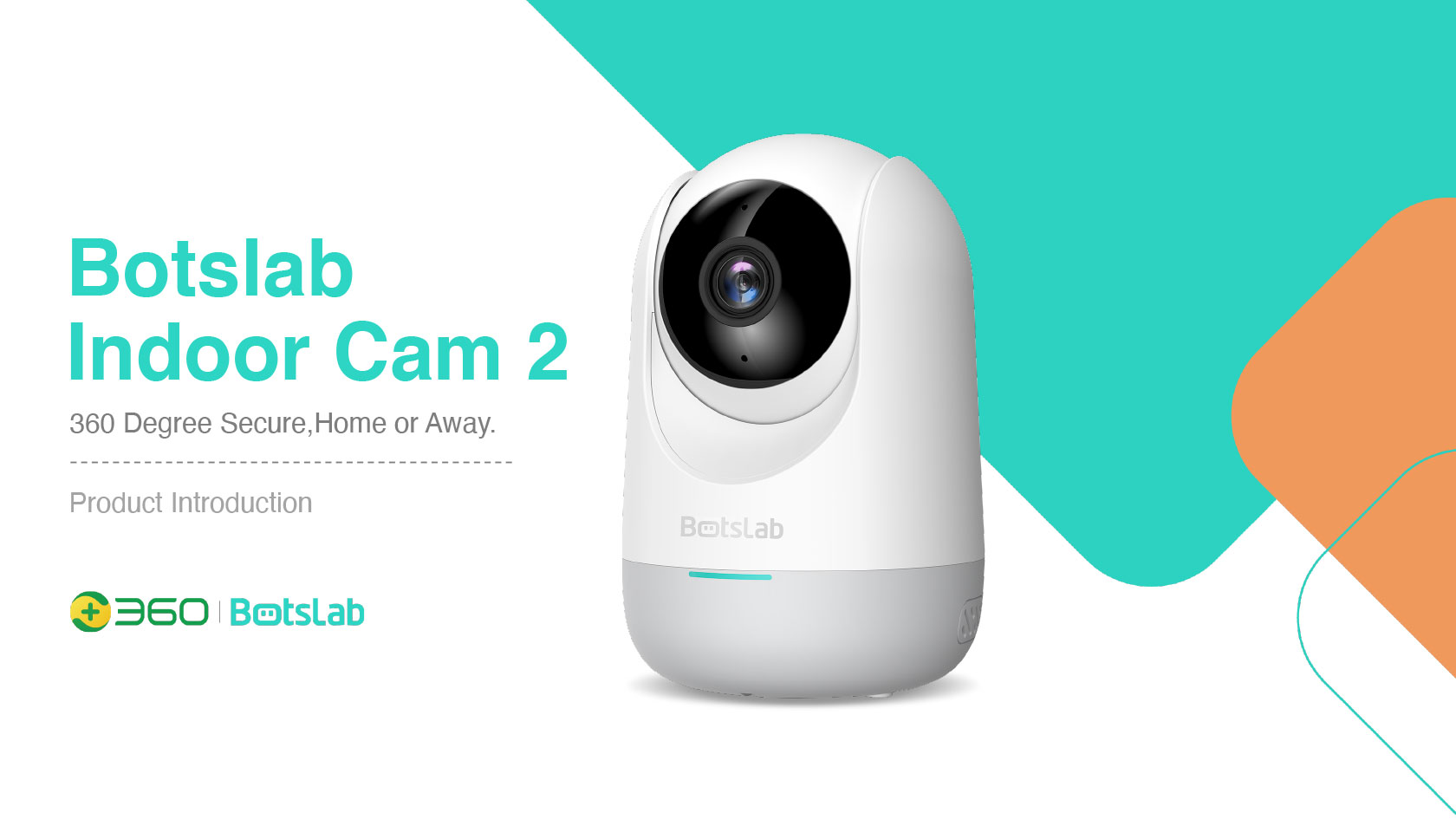 BOTSLAB C211 WiFi Camera 2K Resolution 360 Degree Rotation Motion ...