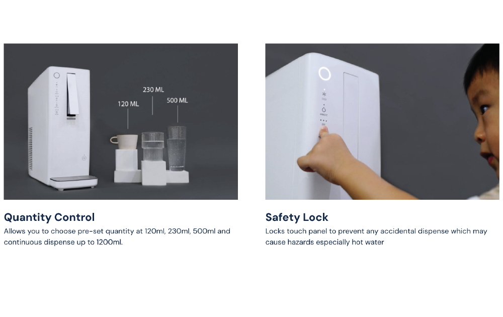 Ruhens Pop | Hidden Nozzle Tankless Hot & Cold Water Purifier | Shopee ...