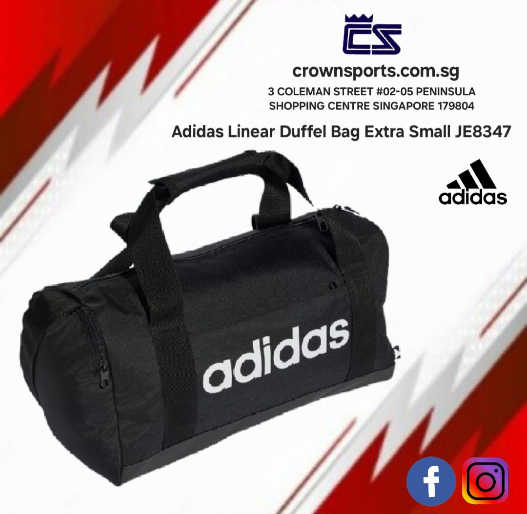 Adidas Linear Duffel Bag Extra Small JE8347 | Shopee Singapore