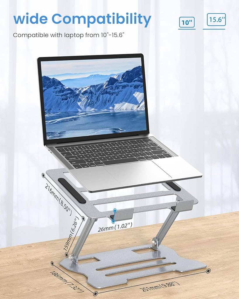 SG Stock Foldable Laptop Stand Ergonomic Notebook Stand Tablet Stand ...
