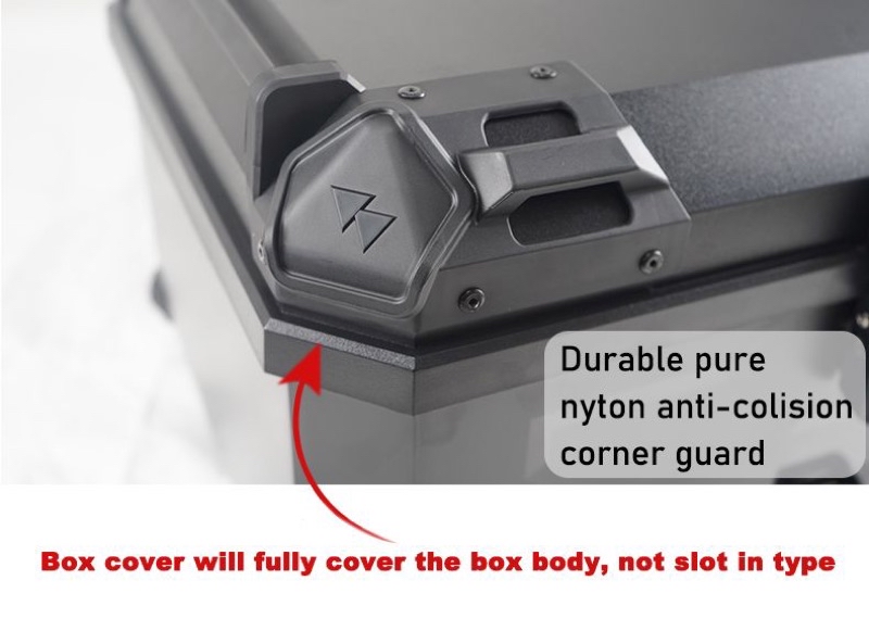 F2-MOTO 45L /58L ABS PLASTIC BOX, TOPCASE WITH ZIP | Shopee Singapore