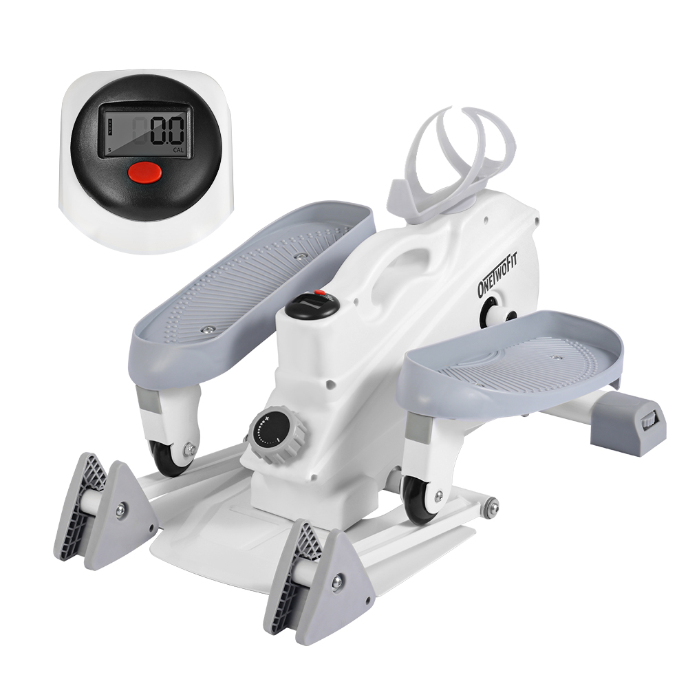 OneTwoFit Premium Mini Stepper Bike Ellipticals Funny Step Machine Home ...