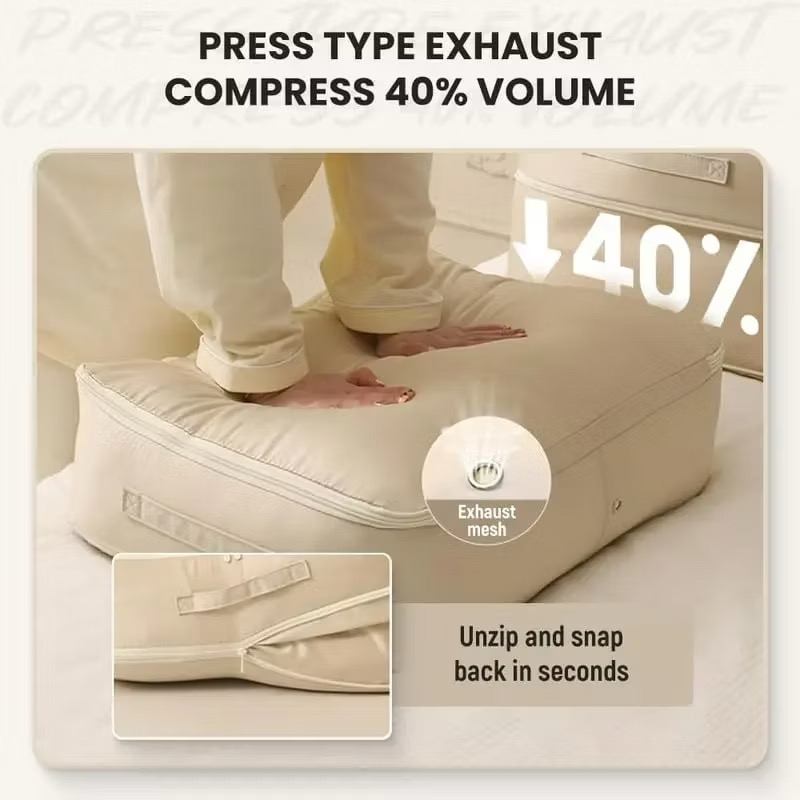 Compressing Organiser, Compression Storage Bag for Wardrobe ...