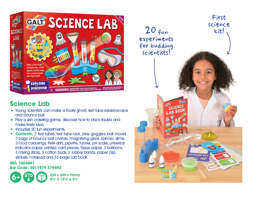 Infantino | Galt Explore And Discover Lab Kits (Science Lab / Glow Lab ...