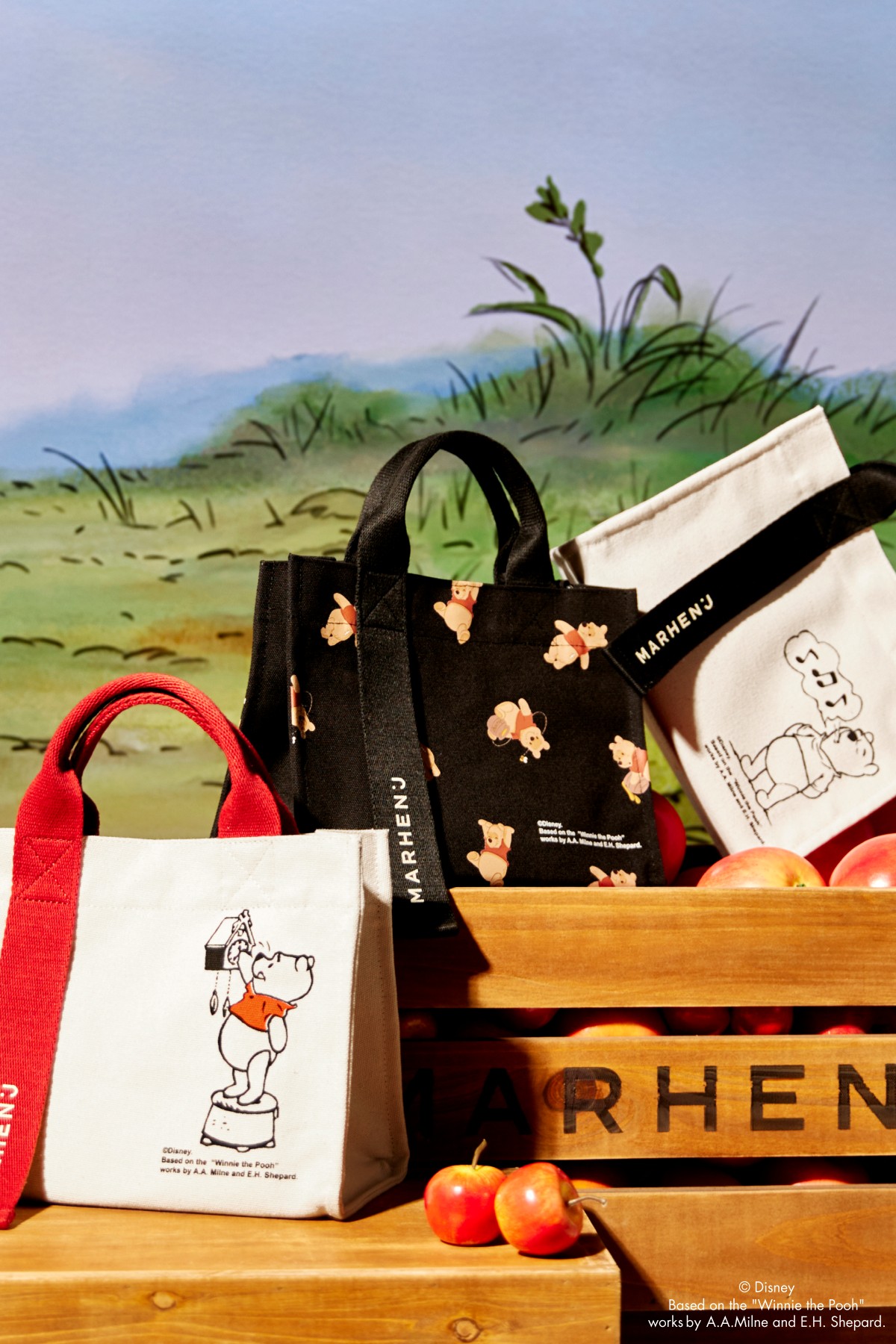 MARHEN.J Rico Bag DISNEY Winne the Pooh Edition Tote Crossbody 2-WAY ...