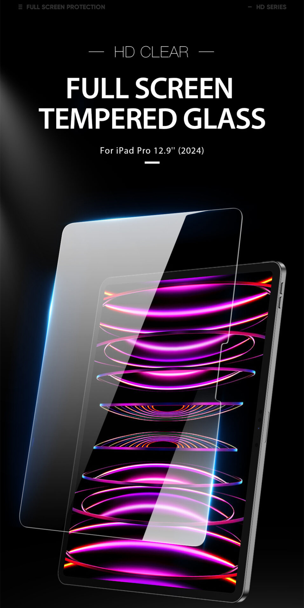 【FINAL CLEARANCE】Anvers 9H Tempered Glass Screen Protector for iPad Air ...