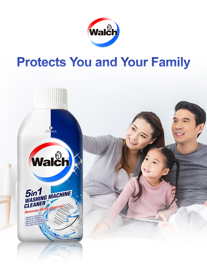 [New] Walch® 5in1 Washing Machine Cleaner 250ml x 2 Bottles | Shopee ...