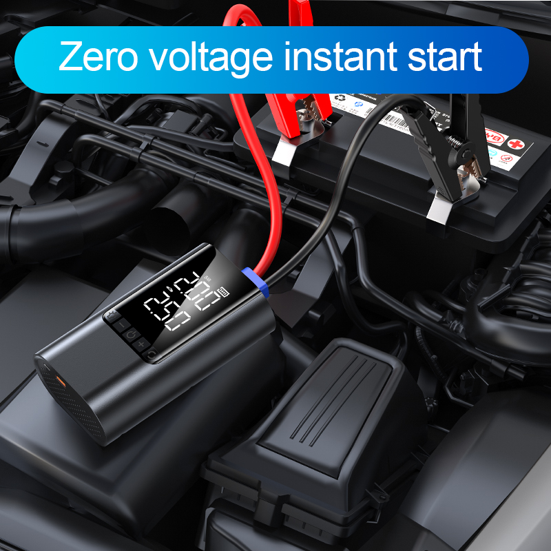 12V Car Jump Starter Power Bank | 10000mAH for 12VDC | Air Pump 150PSI ...