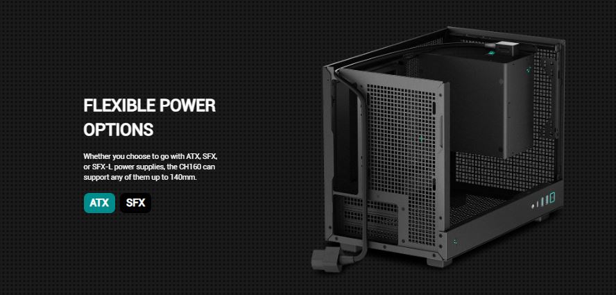 DEEPCOOL CH160 / CH170 / CH260 CH270 PLUS DIGITAL PORTABLE MINI ITX ...