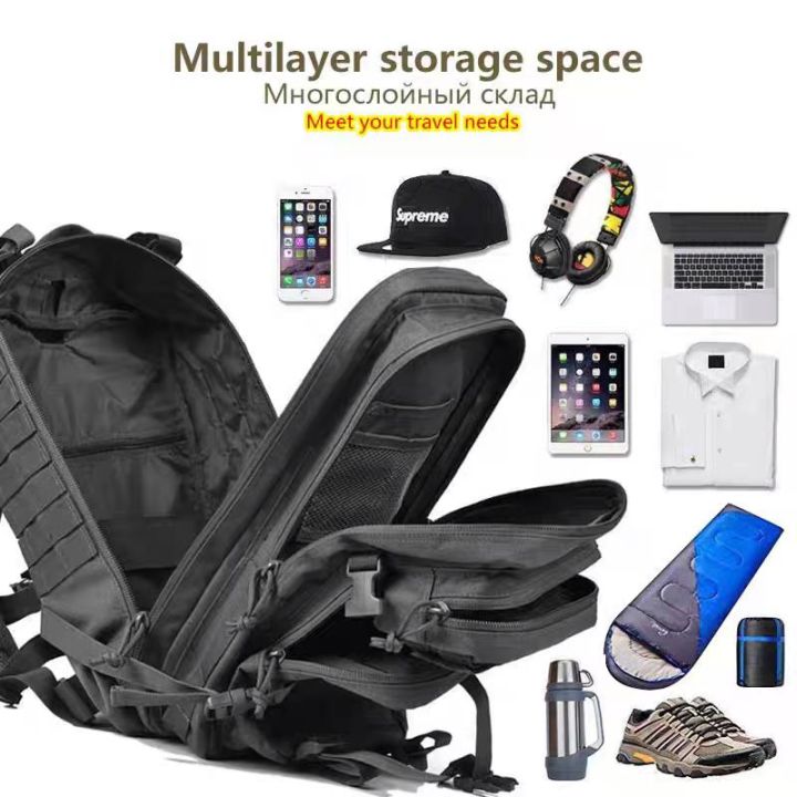 【SG Stock】50L/70L Capacity Men Military Large Backpack Waterproof bag ...