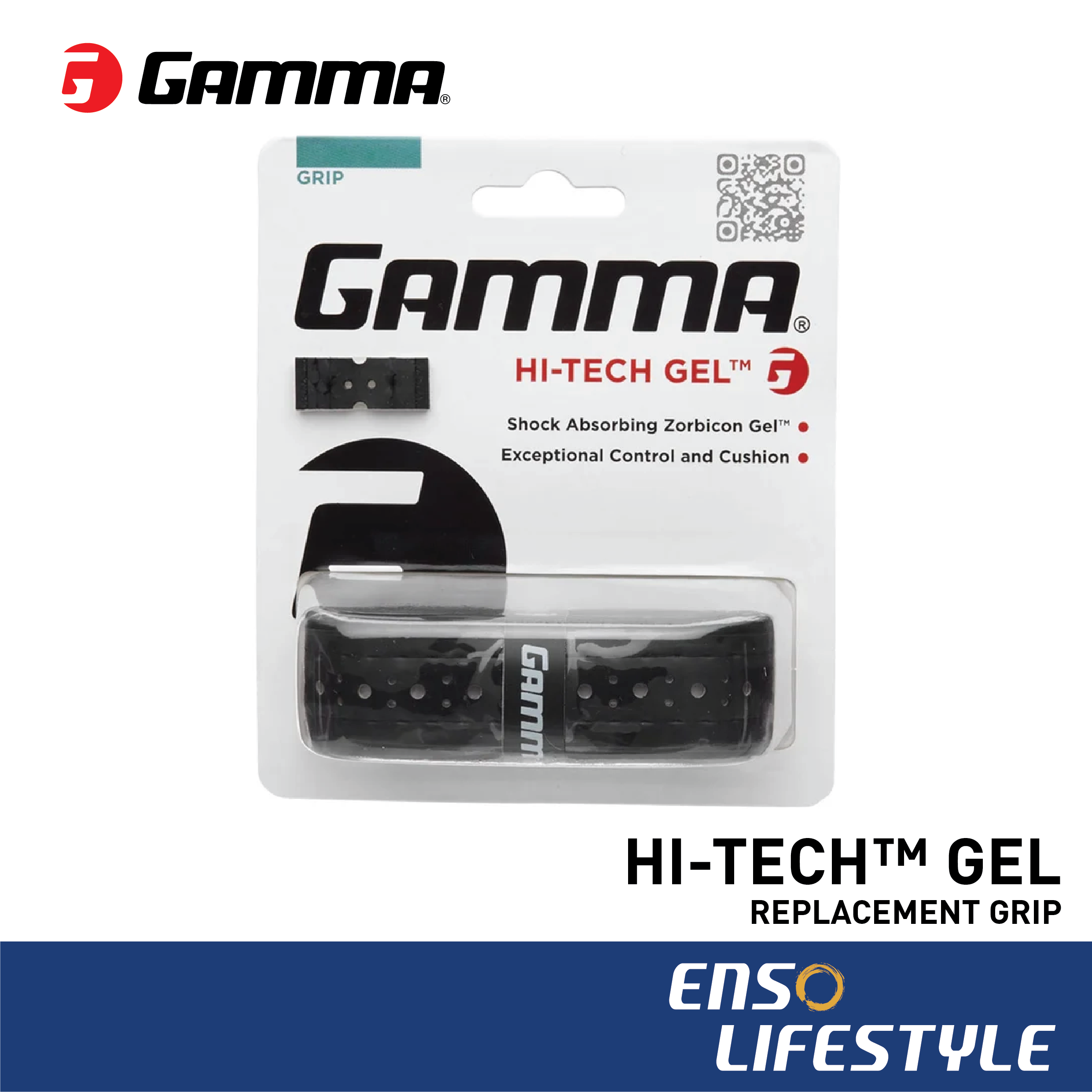GAMMA Tennis Replacement Grip - Hi-Tech Gel [Enso Lifestyle] | Shopee ...