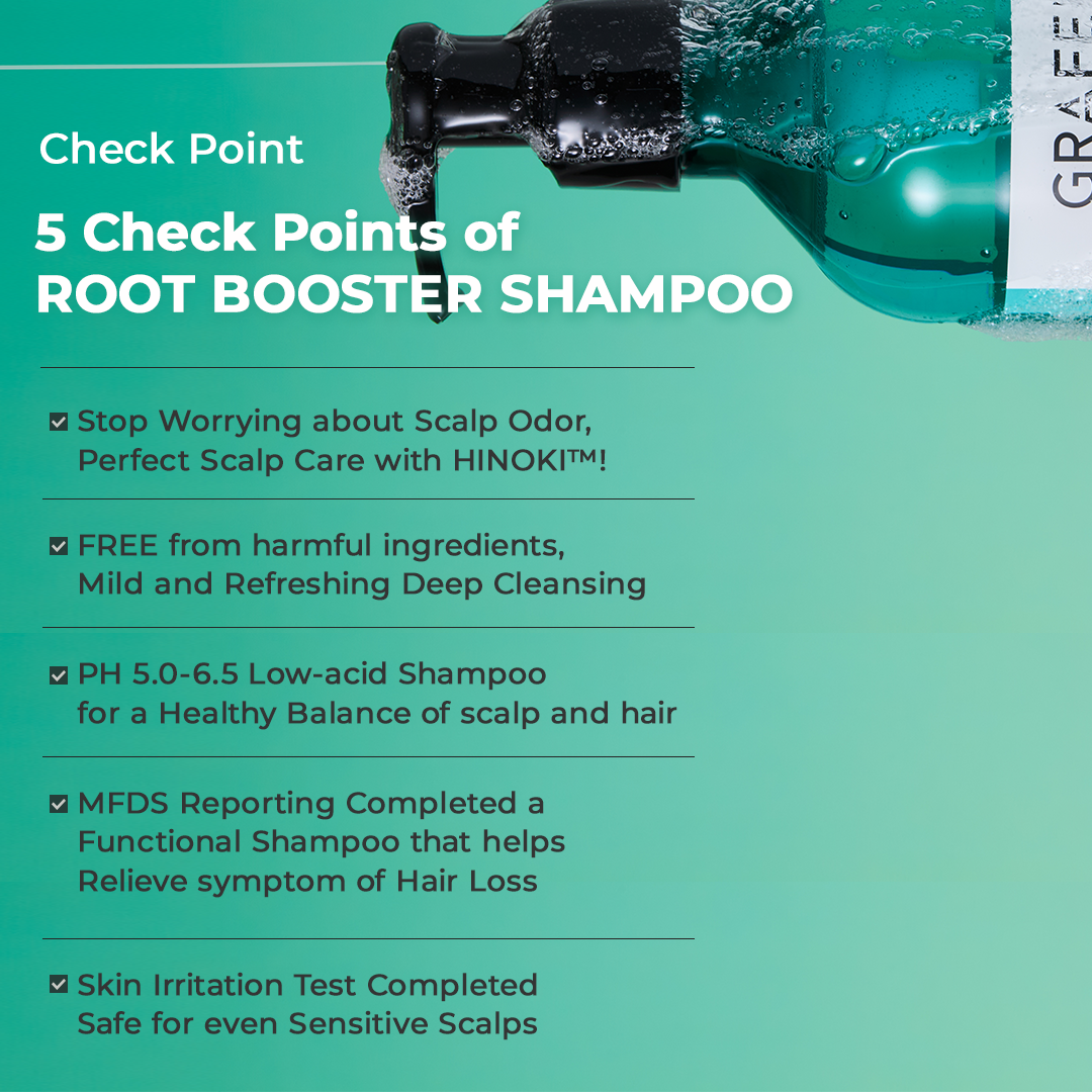 [GRAFEN] Root booster Shampoo 500ml x3 + [Free Gift] Miniature root ...