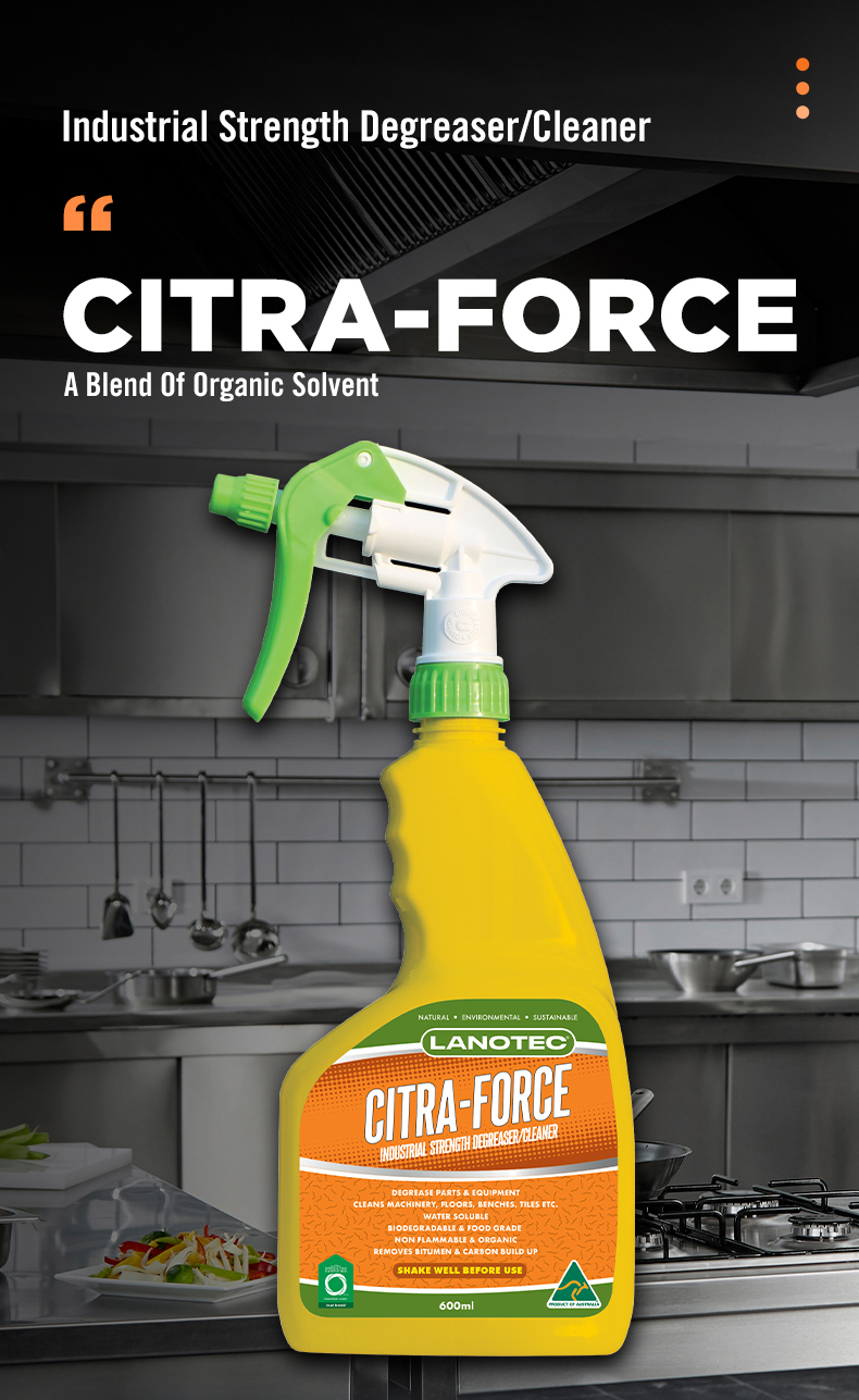 【SG Stock 】Lanotec Citra-Force Degreaser 600ml Spray Bottle - Food ...