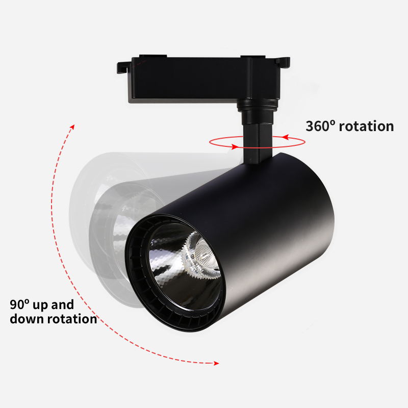 Tri-colors Led Track Light Set Led Spotlight Ceiling Lights COB Track ...