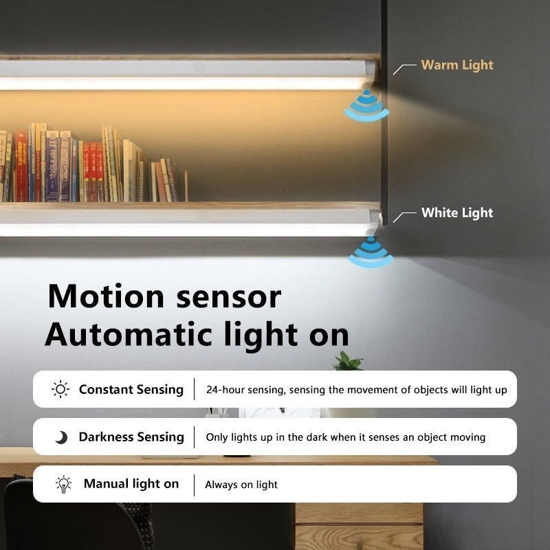 （🔥SG stock🔥）Sensor Led Lights Rechargeable Magnetic Cabinet Light ...