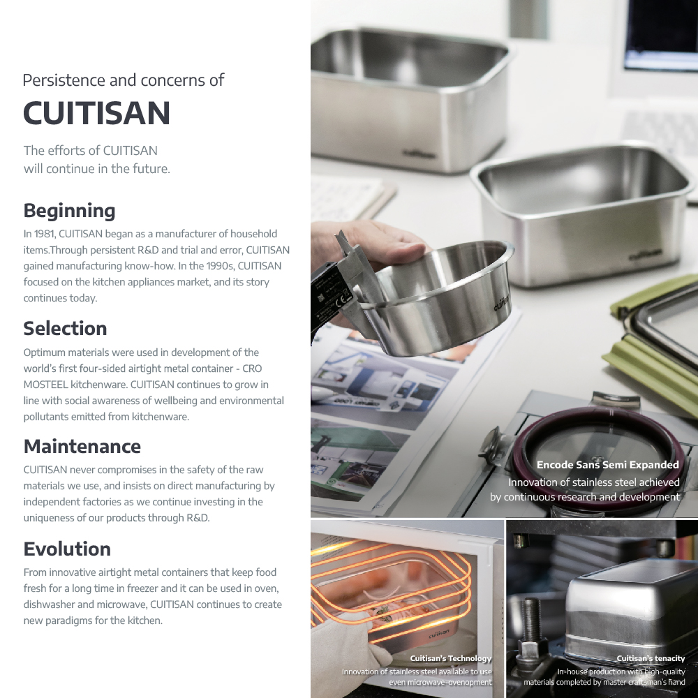 Cuitisan Stainless Steel Microwave Safe Partition Rectangle Lunch Box ...