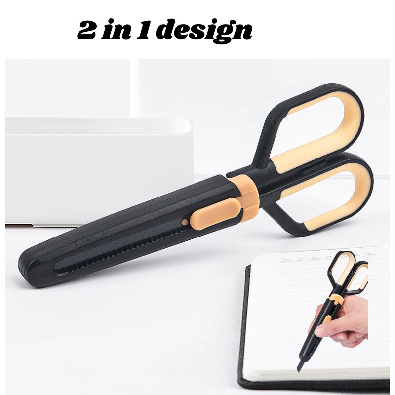 Teflon Non-stick Scissors Utility Knife, Household Tools Essential ...
