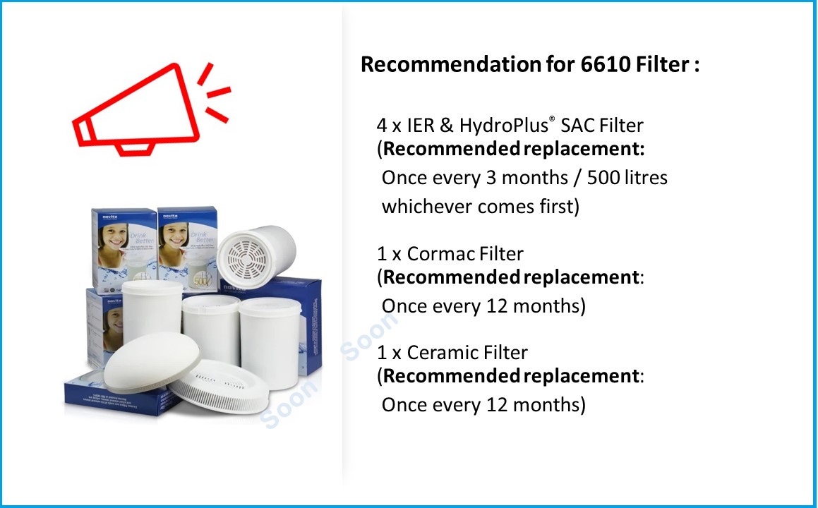 Novita Water Filter for 6610M (12 Months Pack) | Shopee Singapore
