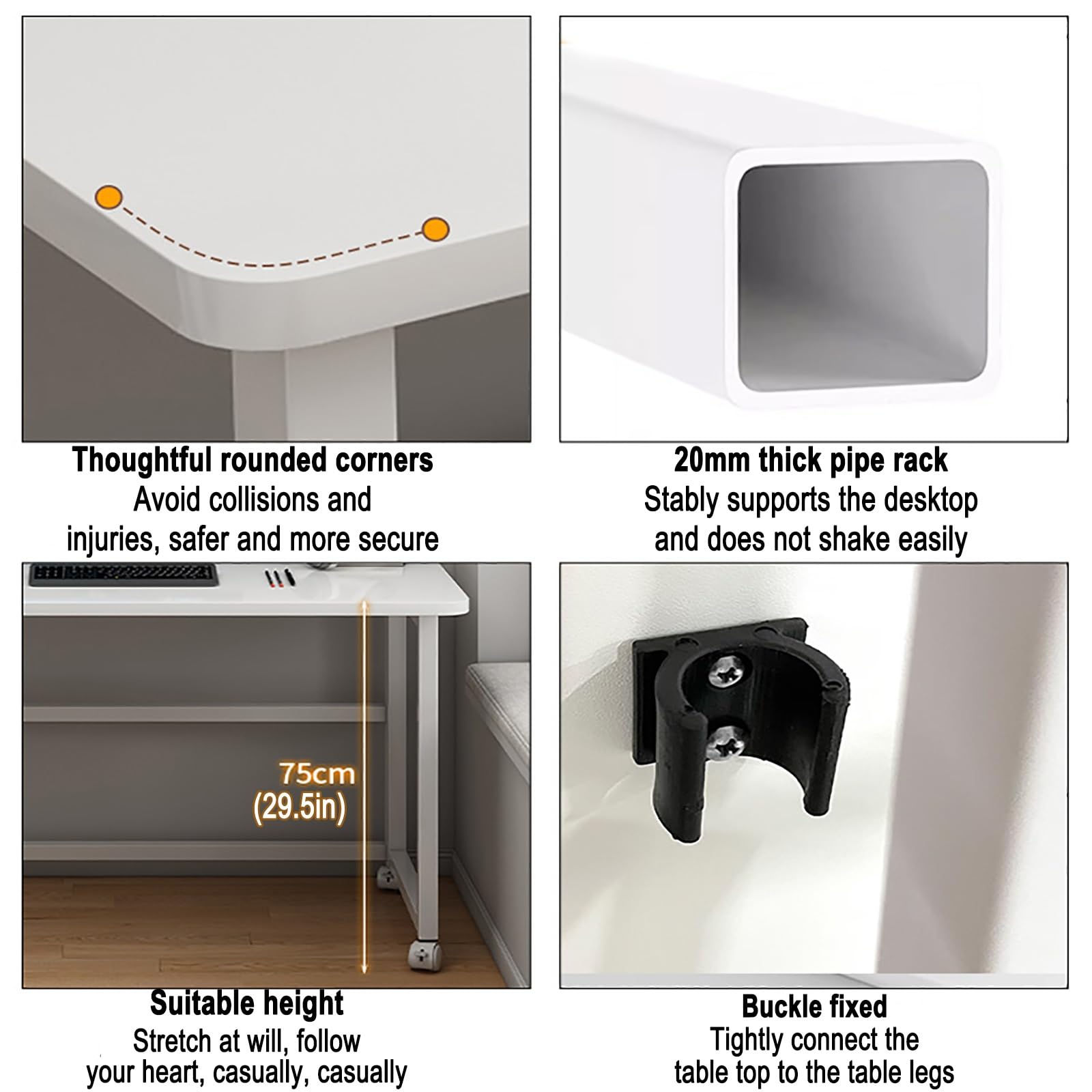 ⭐Ready Stock⭐ Fording Table/Foldable Table Lockable Wheel/ Movable ...