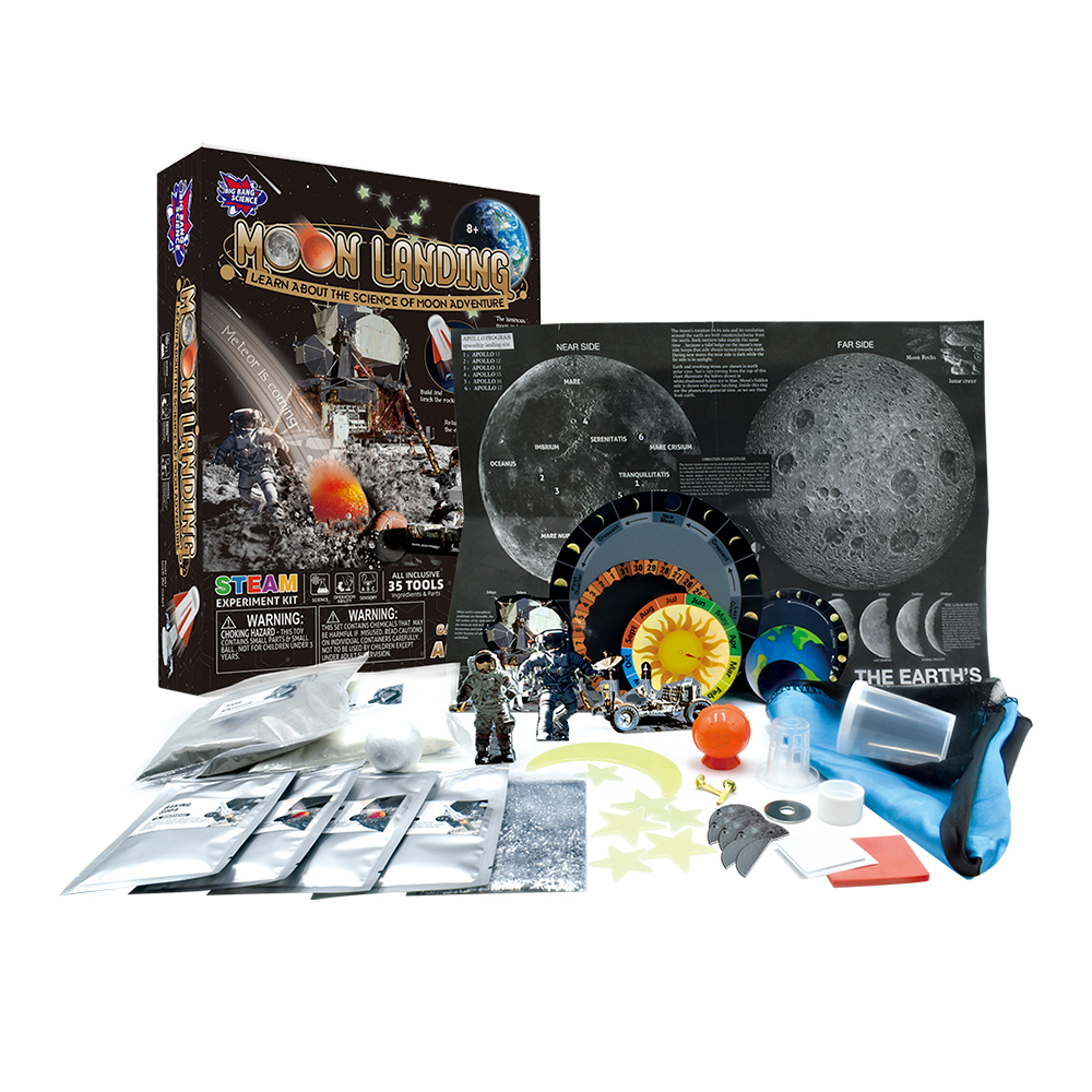 DIY Toys Science Experiment Kit 8 years and above - Moon Landing ...