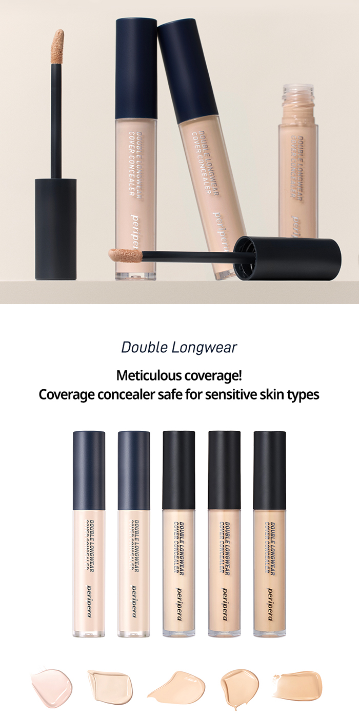 [PERIPERA] Double Longwear Cover Concealer 5.5g | Shopee Singapore