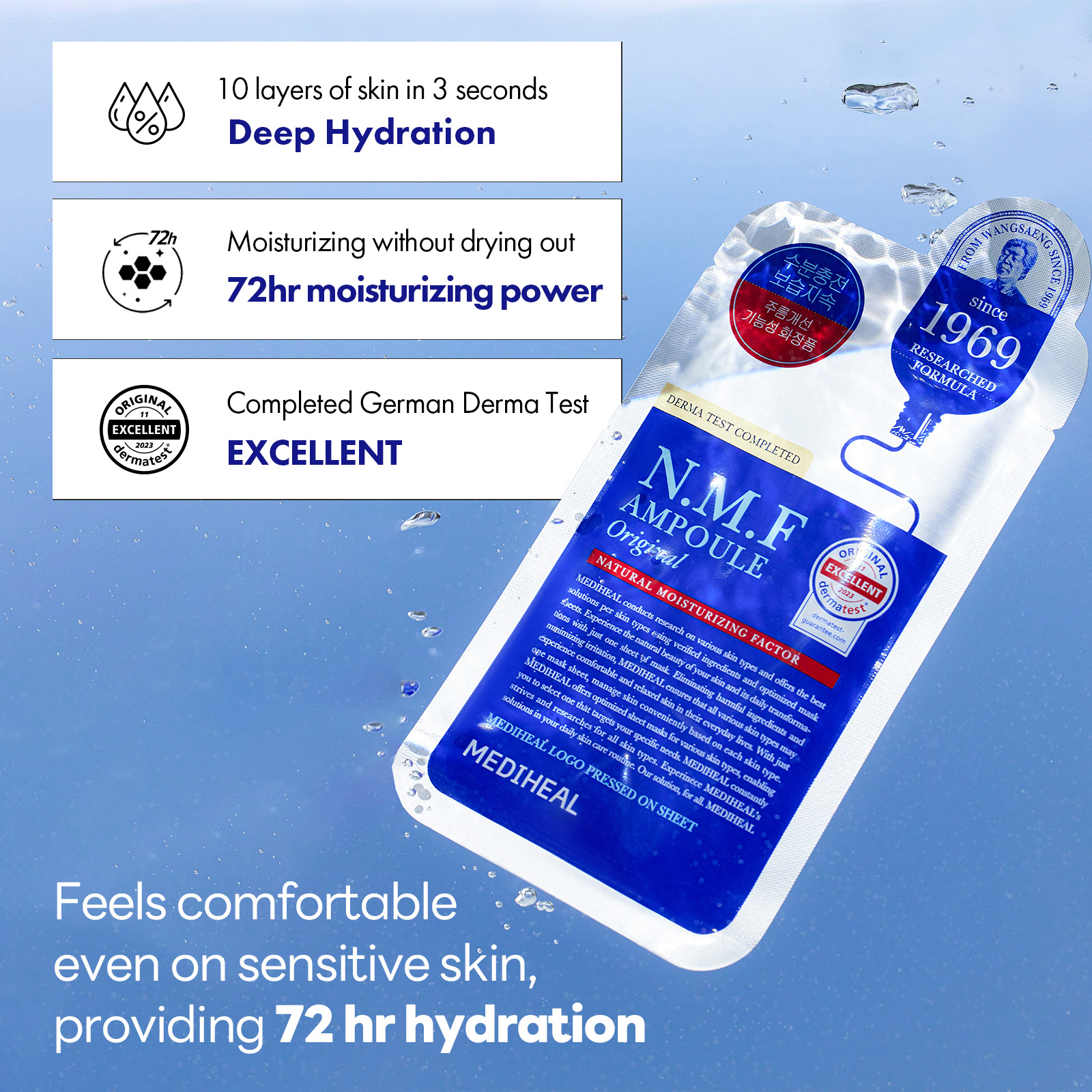 MEDIHEAL THE Ampoule [NMF-Moisturising | IPI-Brightening | HPA-Glowing |EGT-Nourishing ...